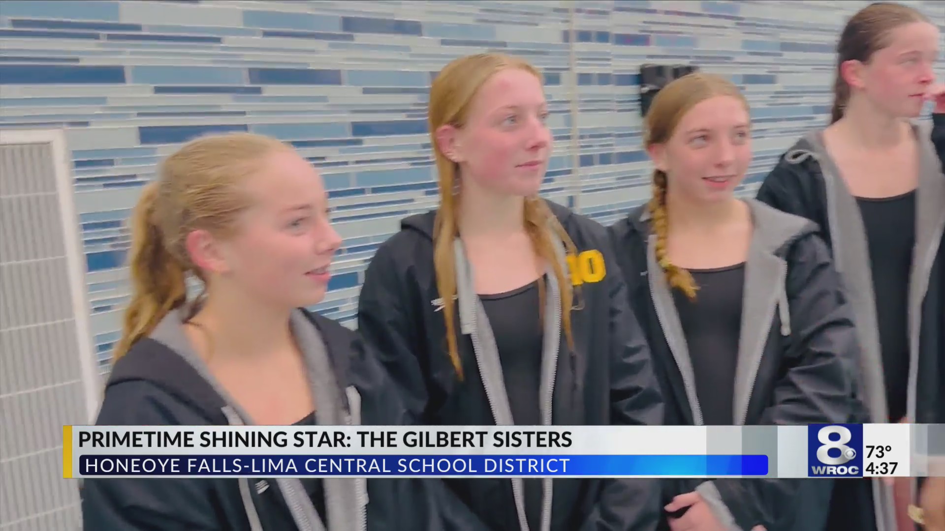 Primetime 585 Shining Star: Gilbert sisters of Honeoye Falls-Lima swim team make quite the ...