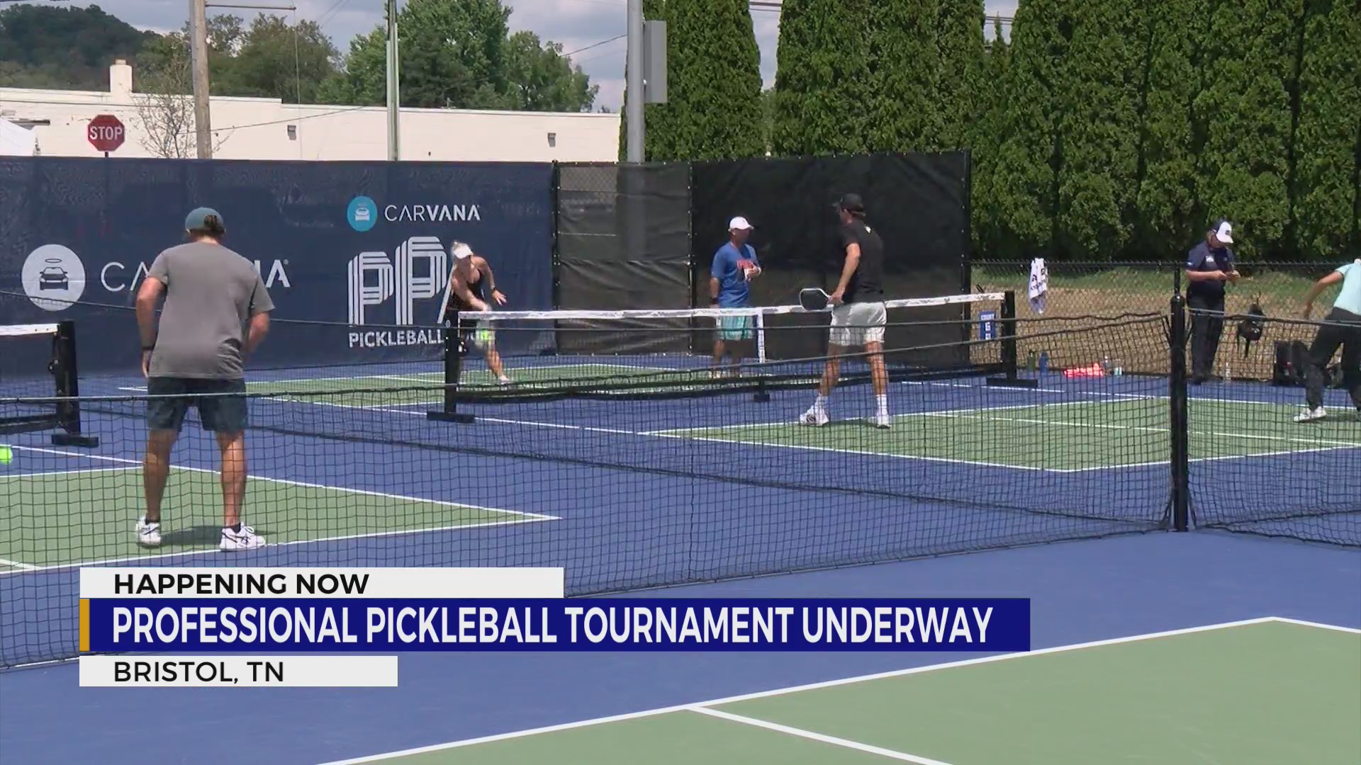 Five-day pro pickleball tour swings into first match at Bristol ...