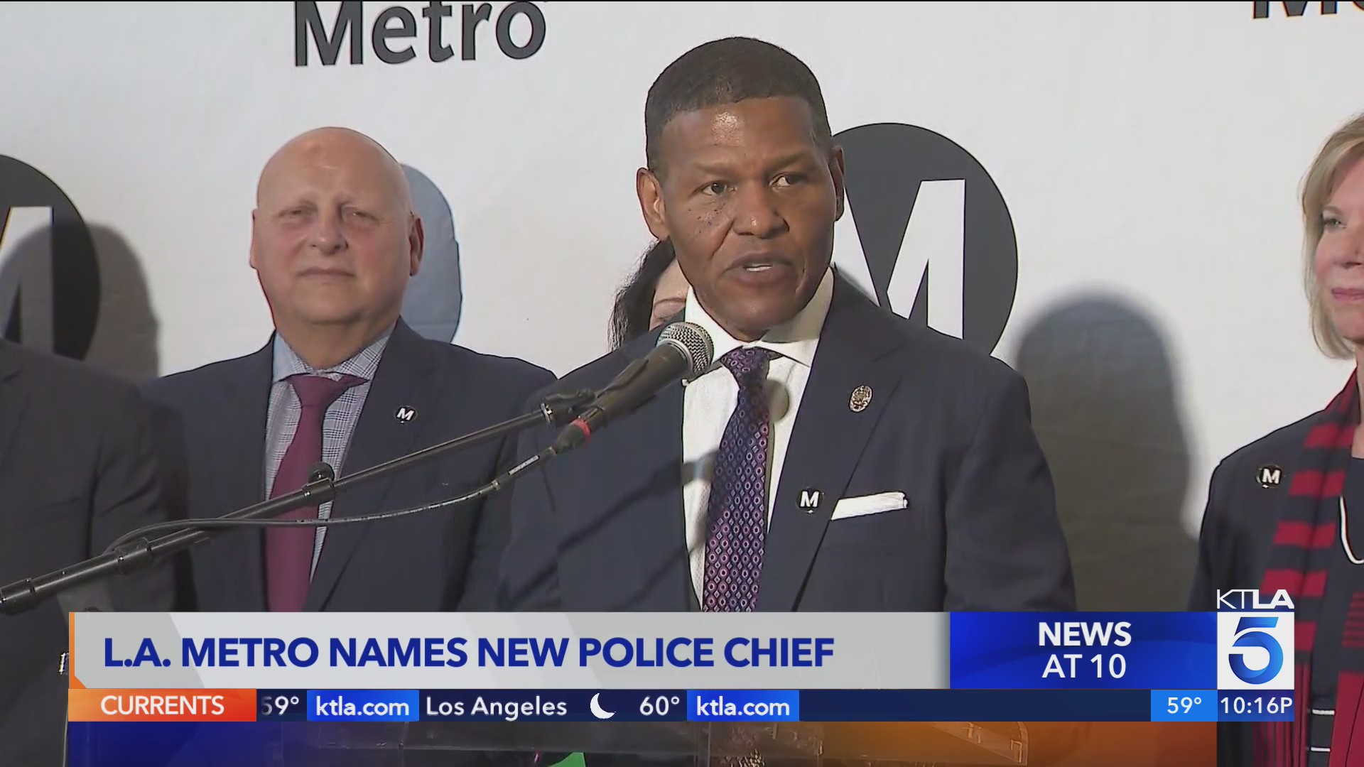 L.A. Metro names new police chief – KTLA
