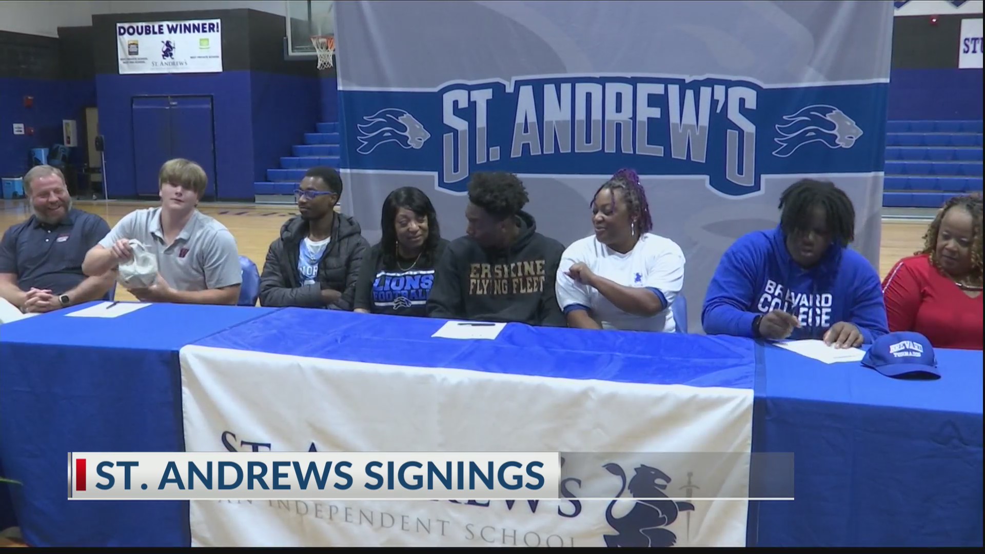 Three St. Andrews Lions set to play college football – WSAV-TV