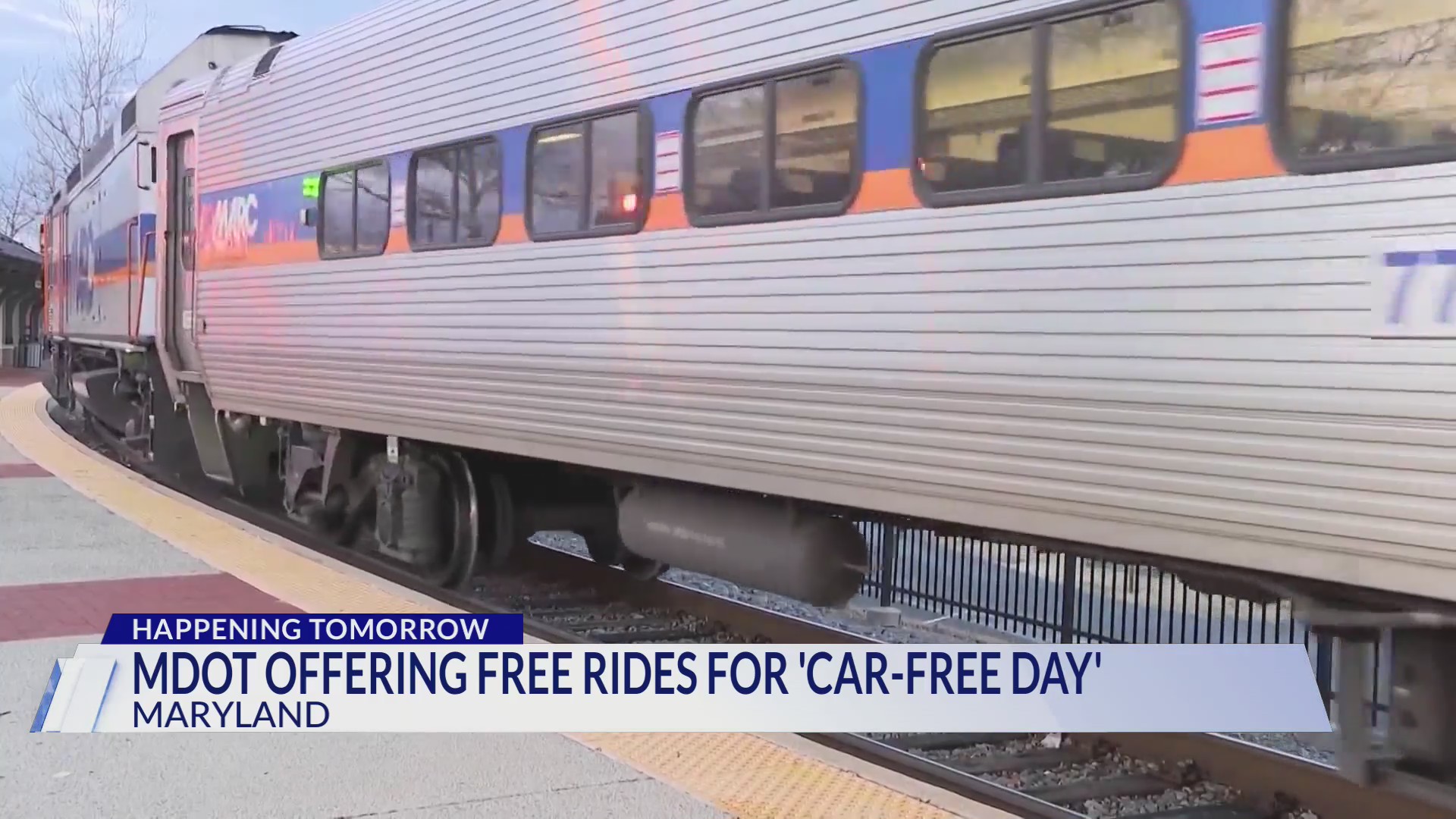 MDOT offering free rides for Car Free Day – DC News Now | DC, Virginia ...