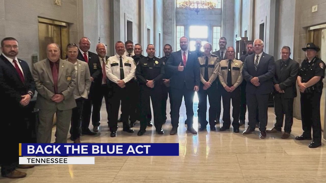 Area law enforcement voice support for Back the Blue Act – WJHL | Tri ...