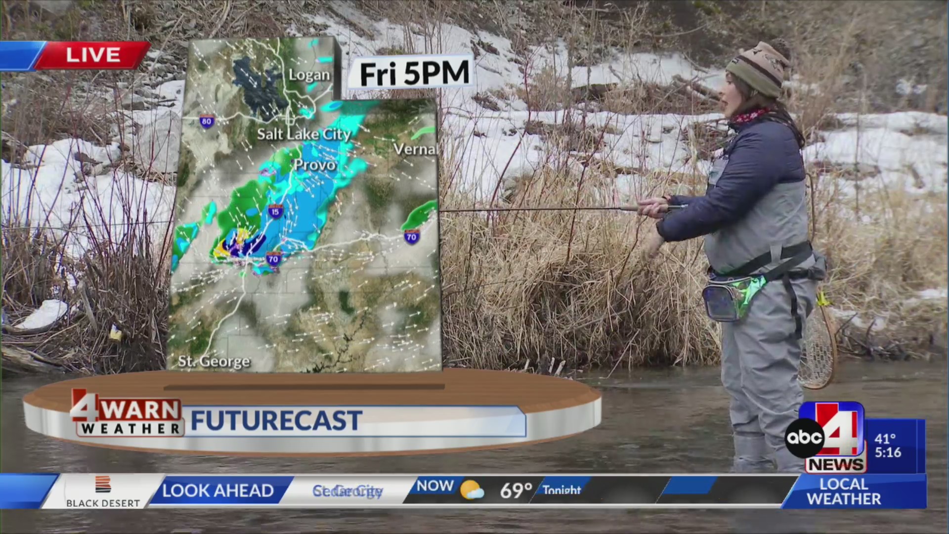 Alana goes fishing amidst increasing clouds and wind – ABC4 Utah