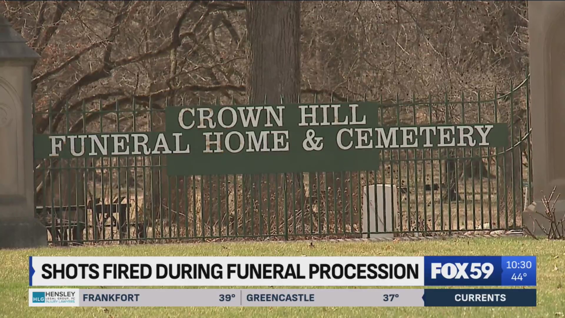 Shots fired at funeral procession bound for Crown Hill Cemetery – Fox 59