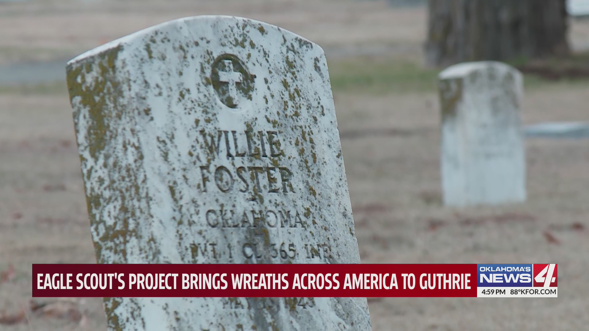 Eagle Scout’s project brings Wreaths Across America to Guthrie – KFOR ...