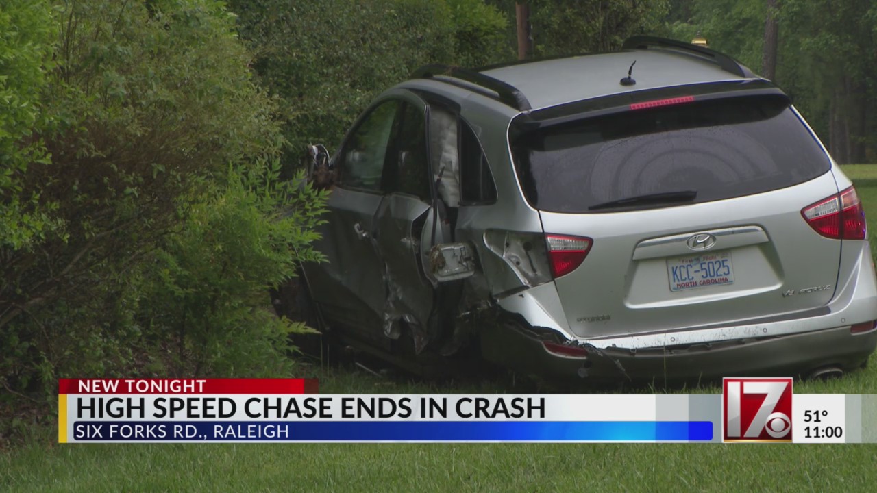 Wake County chase near Raleigh hit 150 mph before wreck, audio says ...