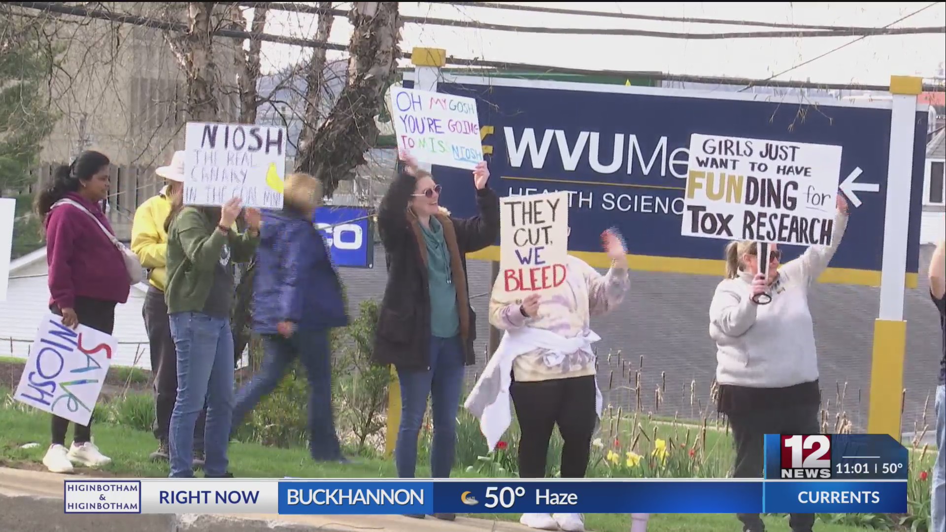 Laid-off NIOSH workers continue protests for jobs and safety of U.S ...