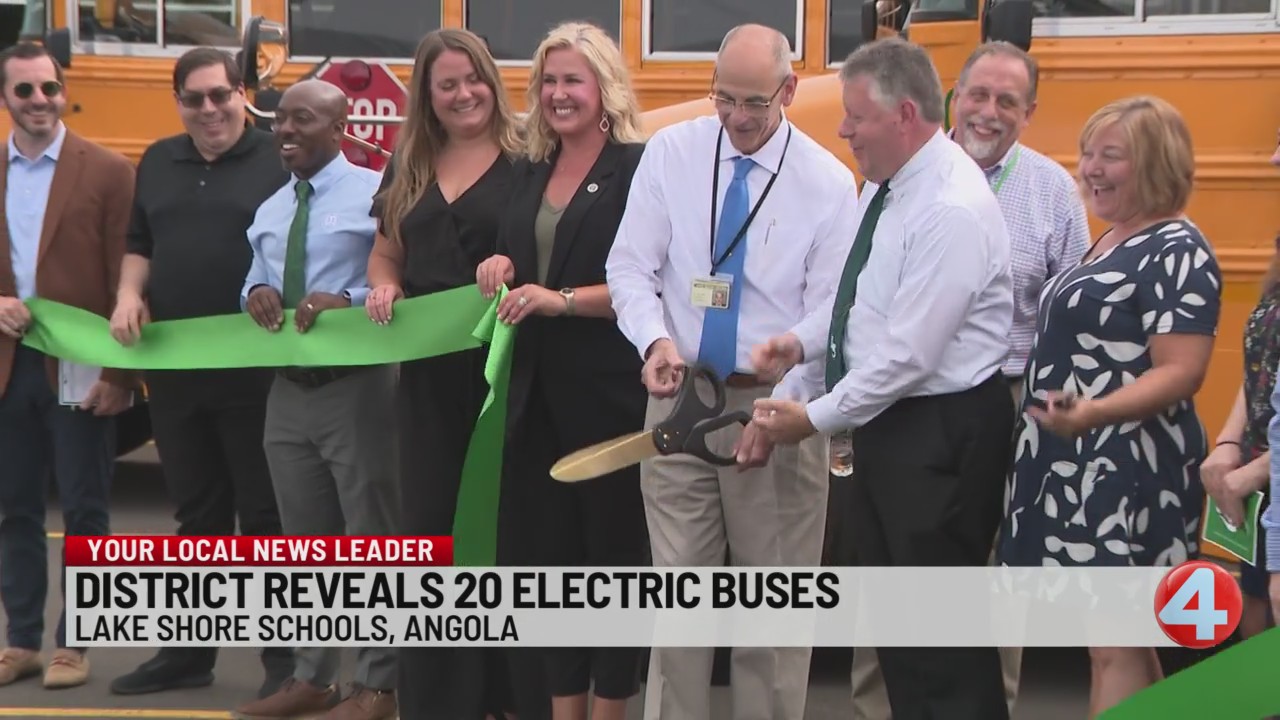 Lake Shore Central School District reveals 20 electric buses – News 4 ...