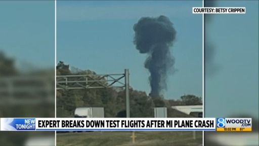 Expert breaks down test flights after MI plane crash – WOODTV.com