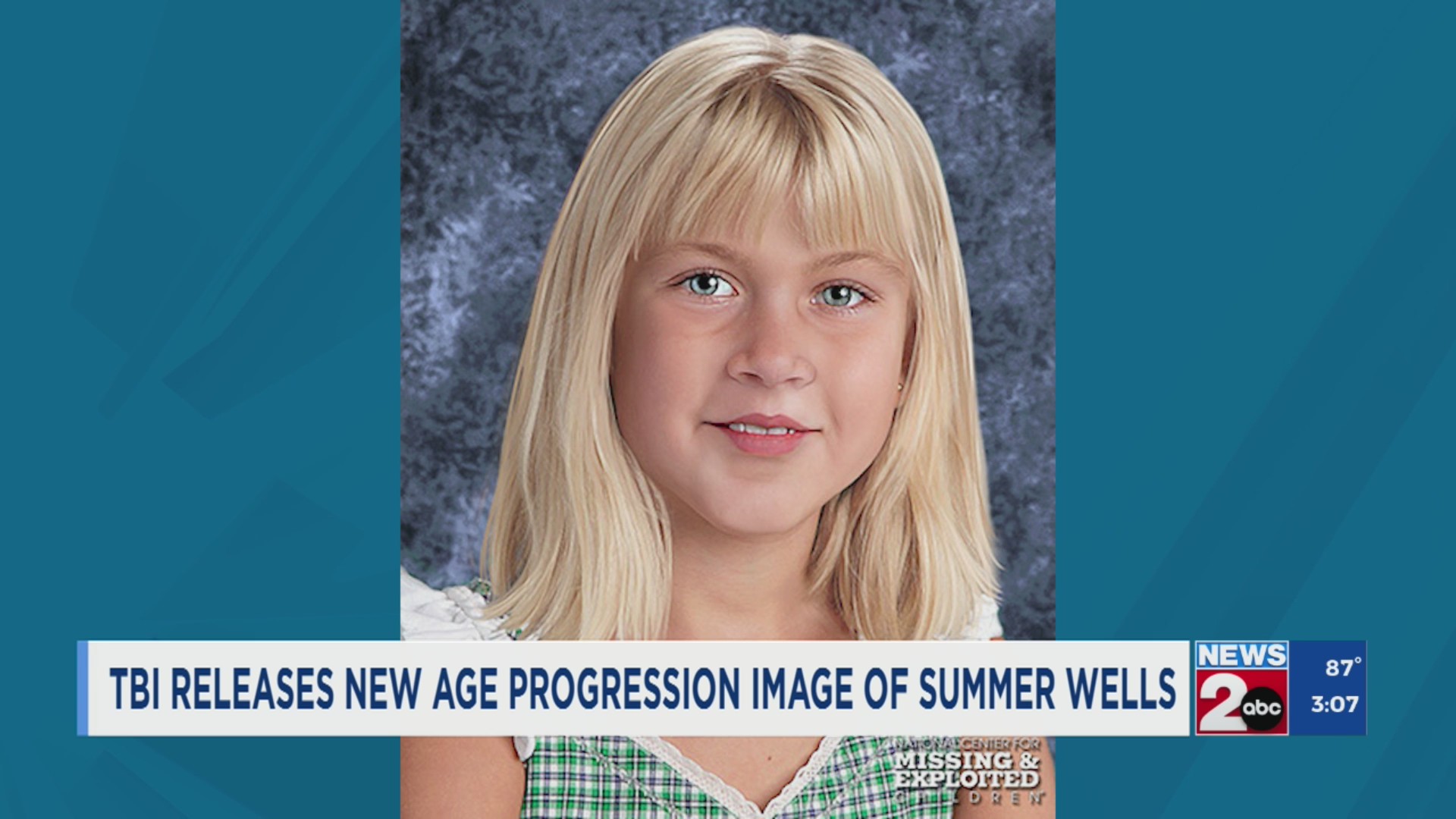 TBI releases new age progression image of Summer Wells – WKRN News 2
