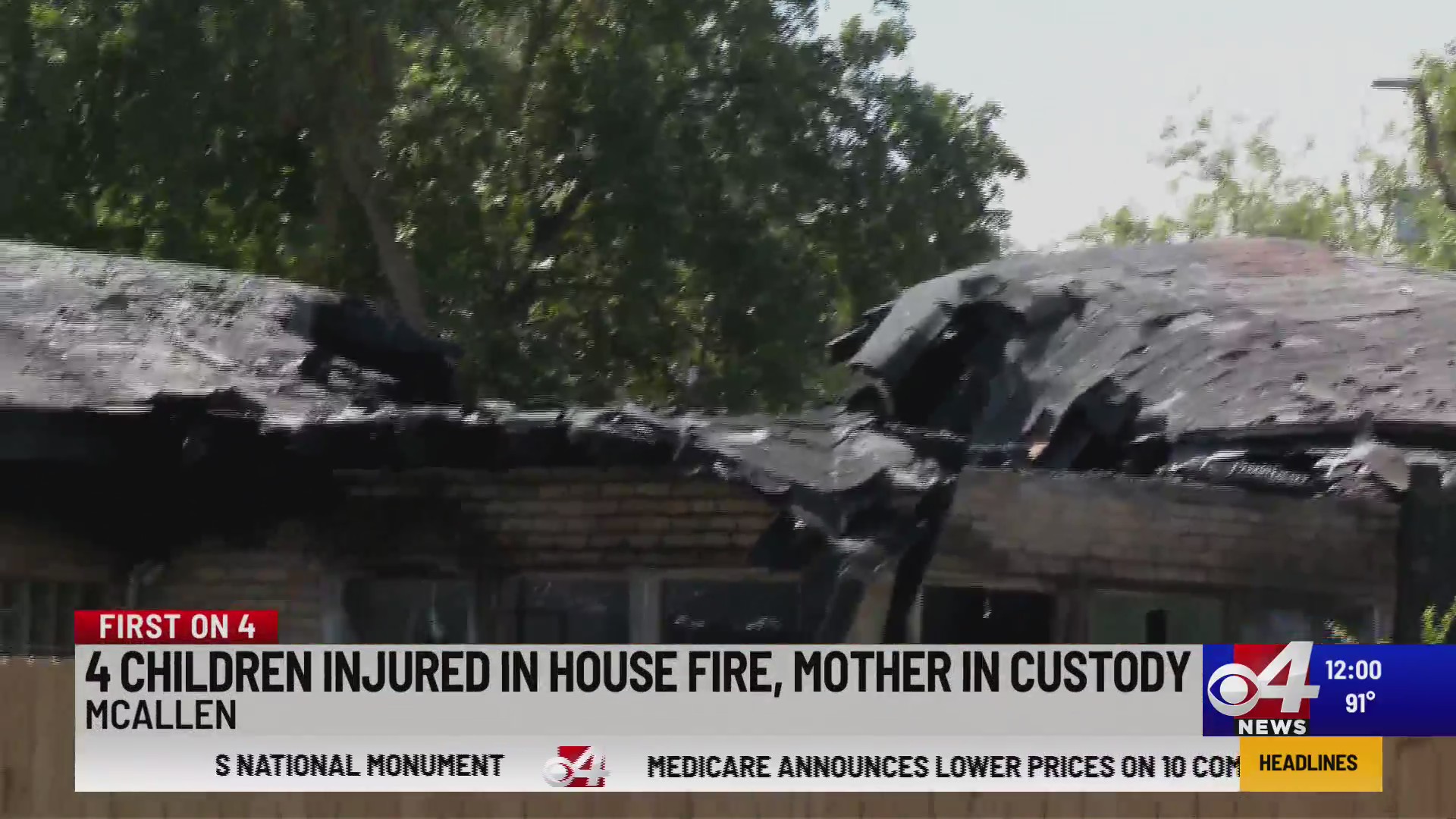 4 children injured in McAllen house fire, mother in custody – KVEO-TV