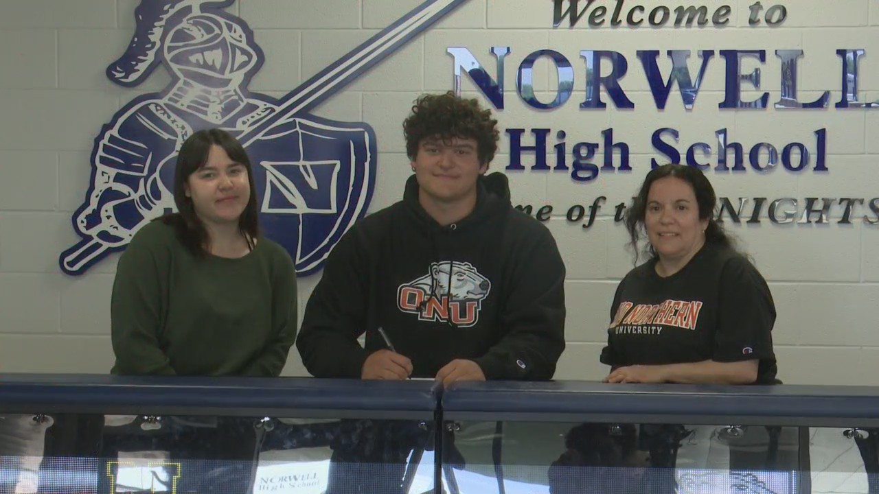 Norwell’s Wes Carmean signs with Ohio Northern University track and ...