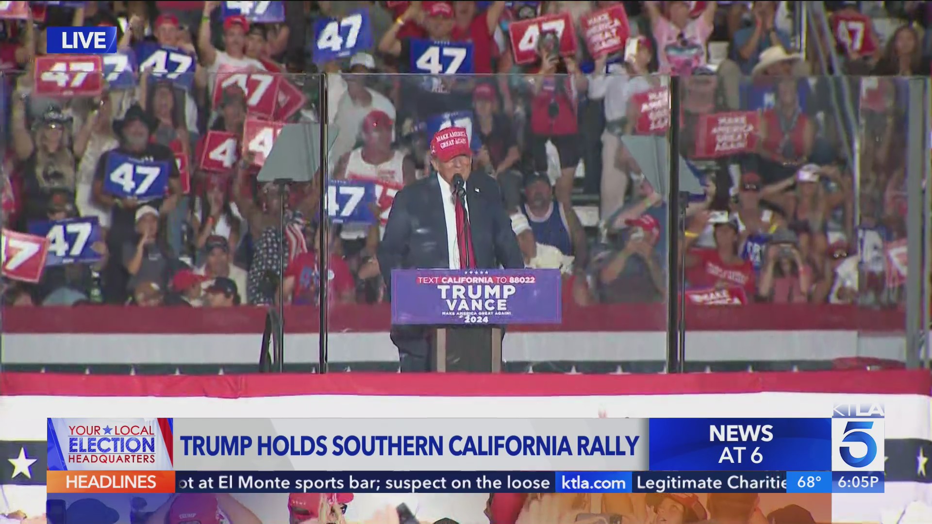 Donald Trump visits Southern California on campaign trail – KTLA