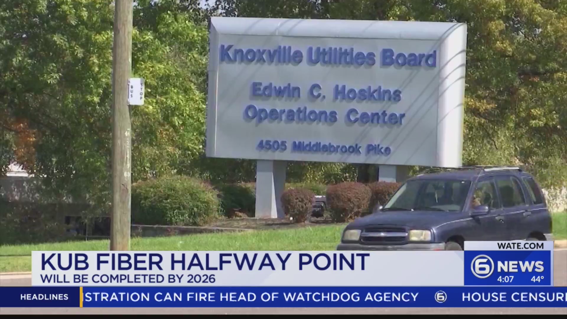 KUB Fiber Reaches Halfway Point – WATE 6 On Your Side