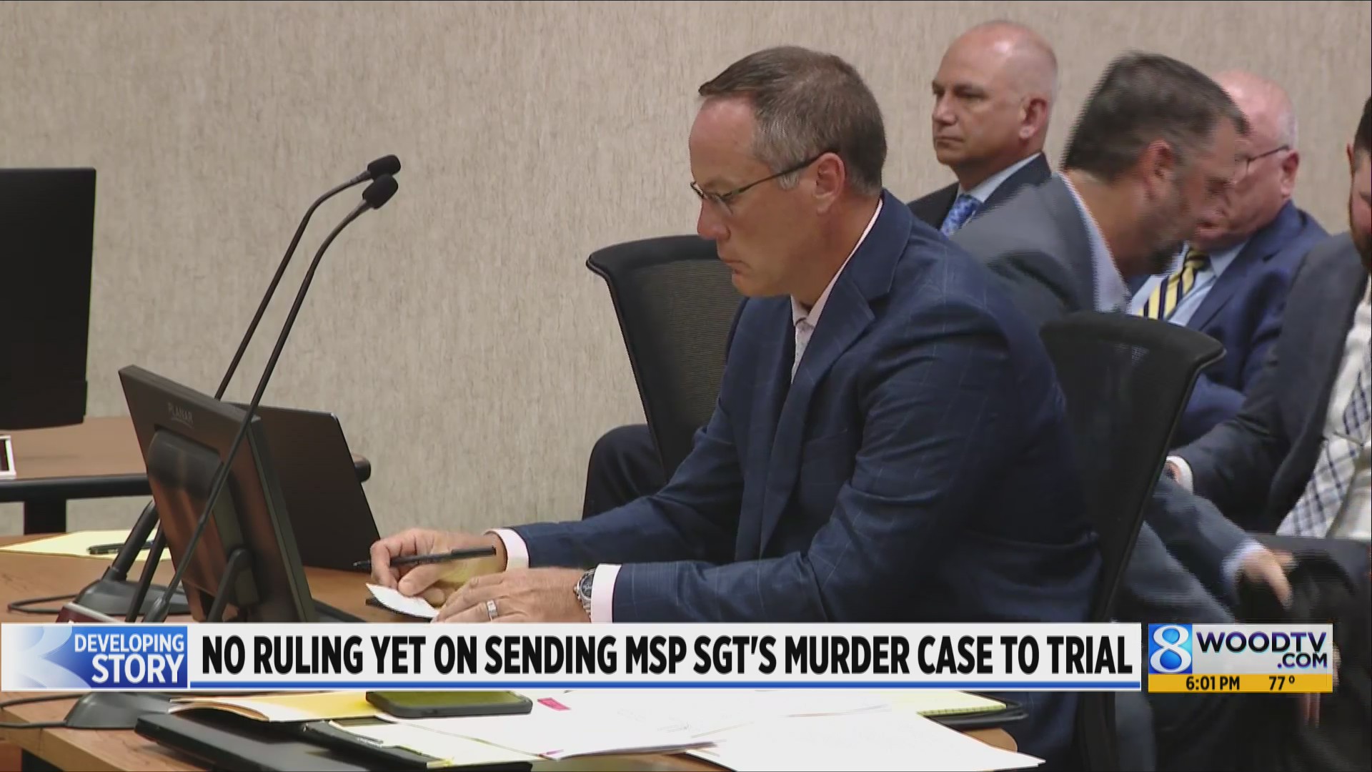 No ruling yet on sending former MSP sgt’s murder case to trial – WOODTV.com