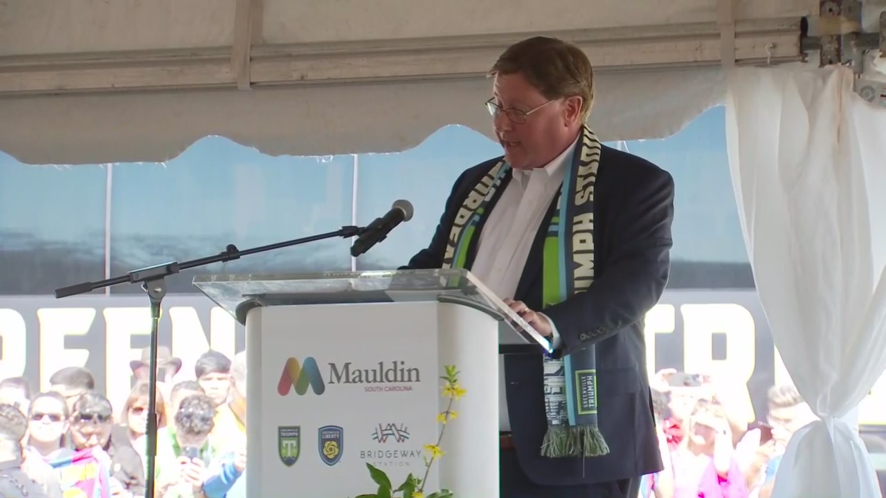 FULL VIDEO: Greenville Triumph soccer stadium groundbreaking ceremony ...