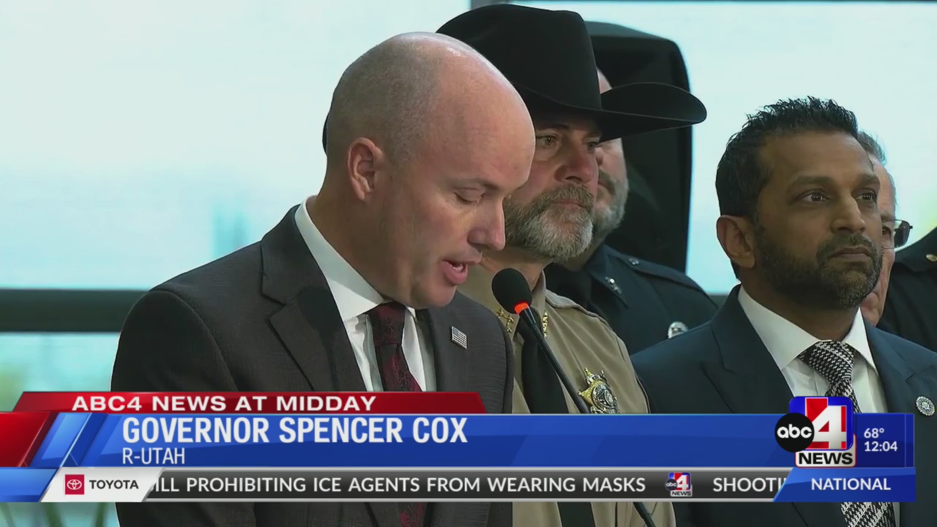 ABC4 News at Noon: Gov Cox, Kash Patel brief media on Robinson’s arrest ...