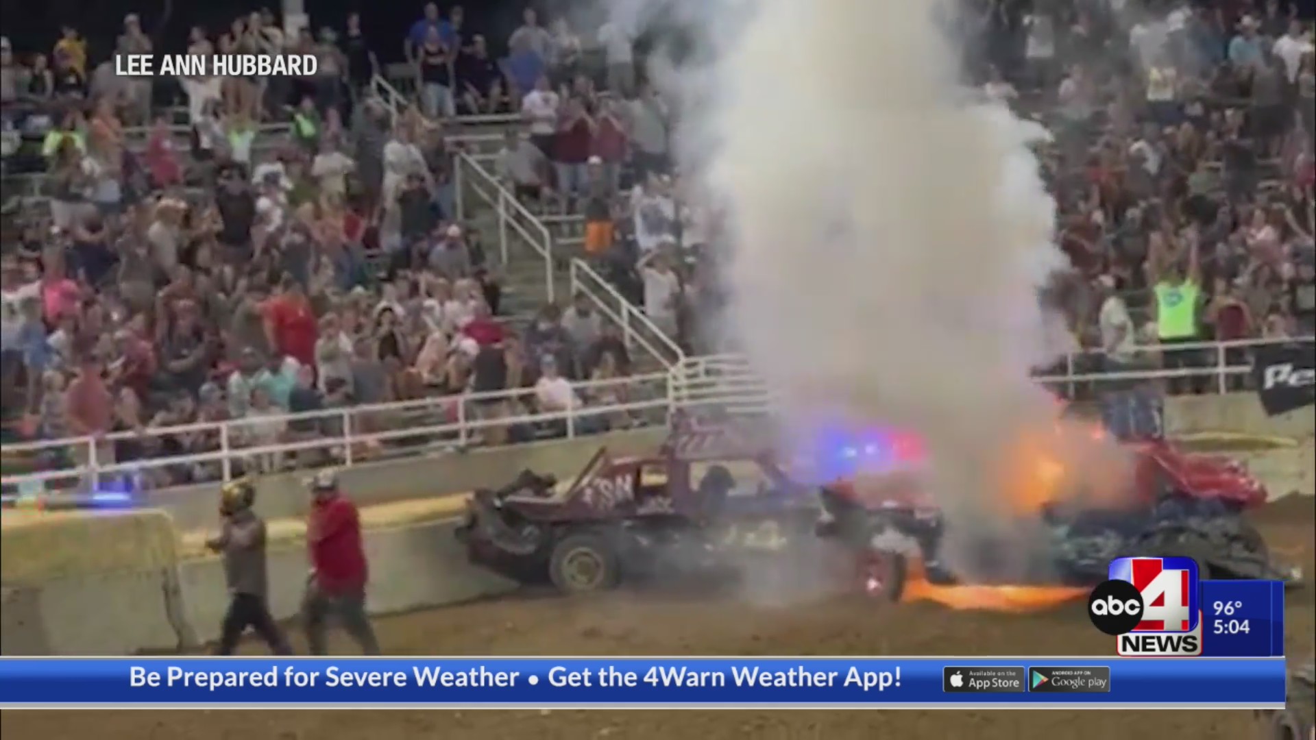 Car bursts into flames at Utah demolition derby – ABC4 Utah
