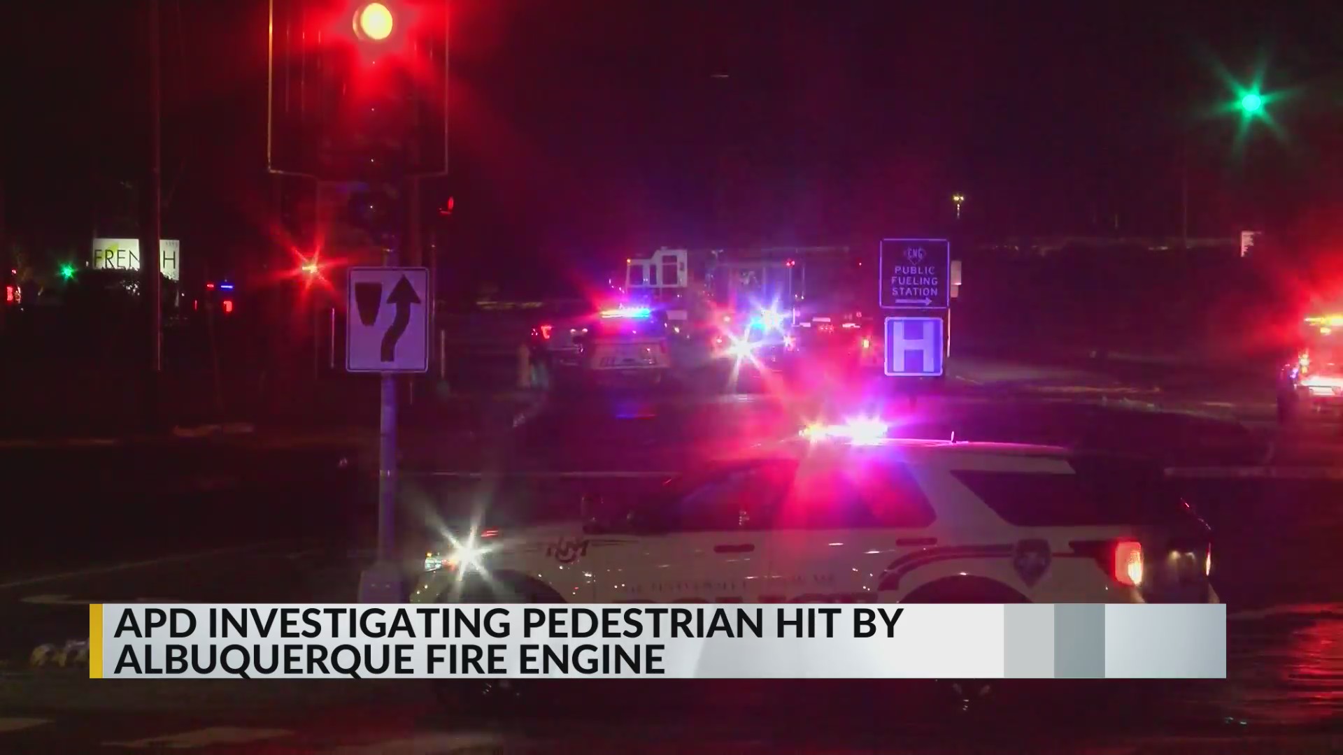 APD investigating pedestrian hit by Albuquerque Fire Rescue vehicle – KRQE NEWS 13 – Breaking ...