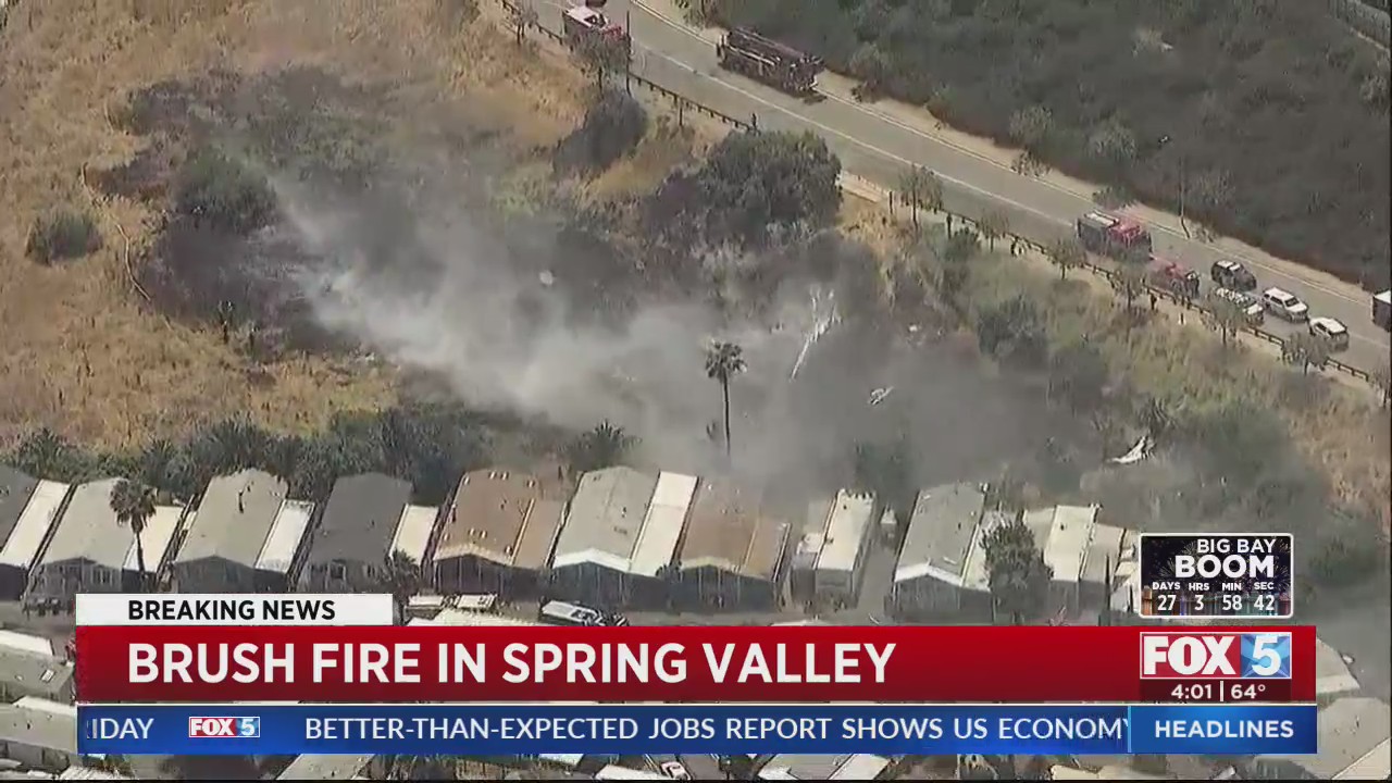 Brush fire in Spring Valley – FOX 5 San Diego & KUSI News