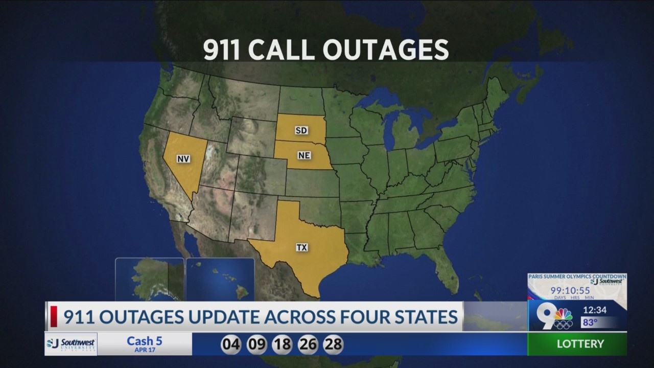 911 outages update across four states – KTSM 9 News