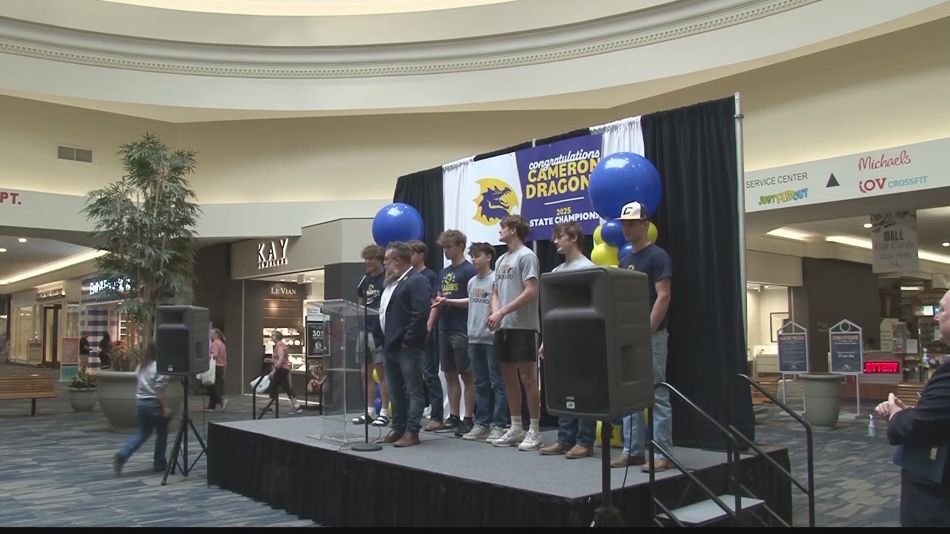 Cameron Dragons Champs Honored – WTRF