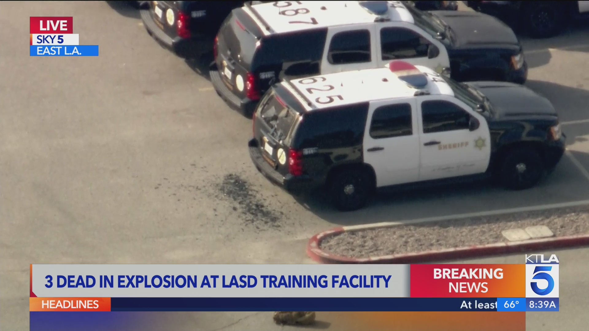 3 dead in explosion at LASD training facility – KTLA