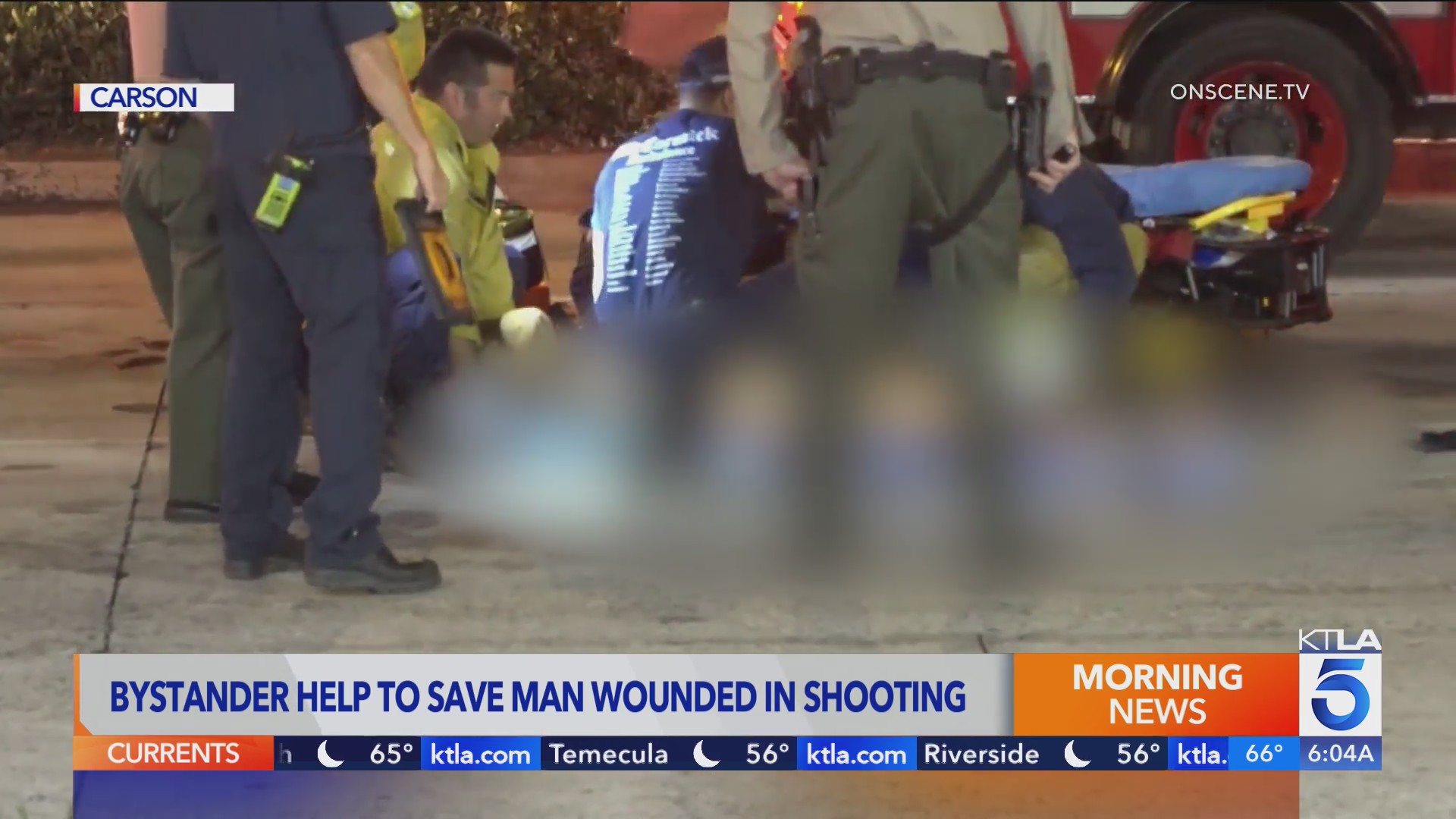 Man finds shooting victim on the road in Carson, provides life-saving ...