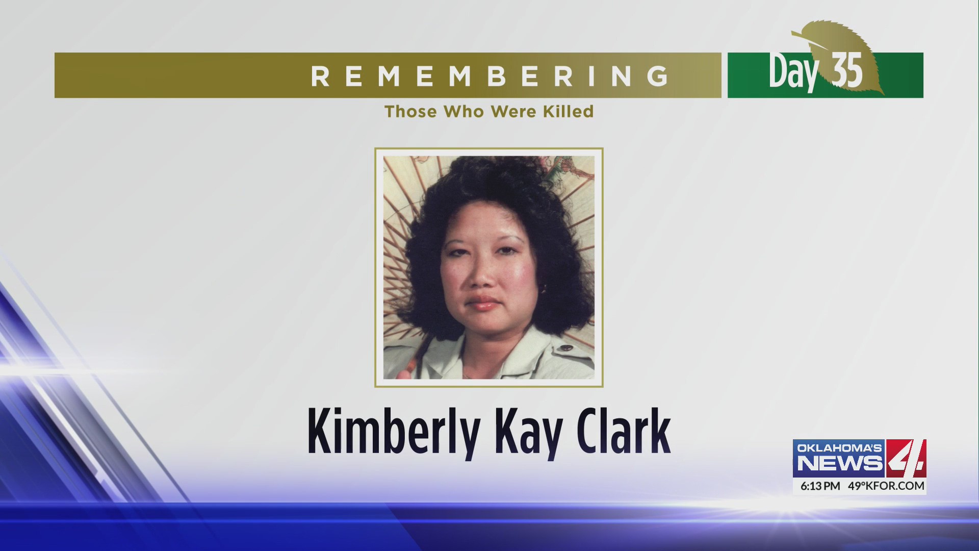 168 Days to remember those lost in the OKC bombing: Kimberly Kay Clark ...