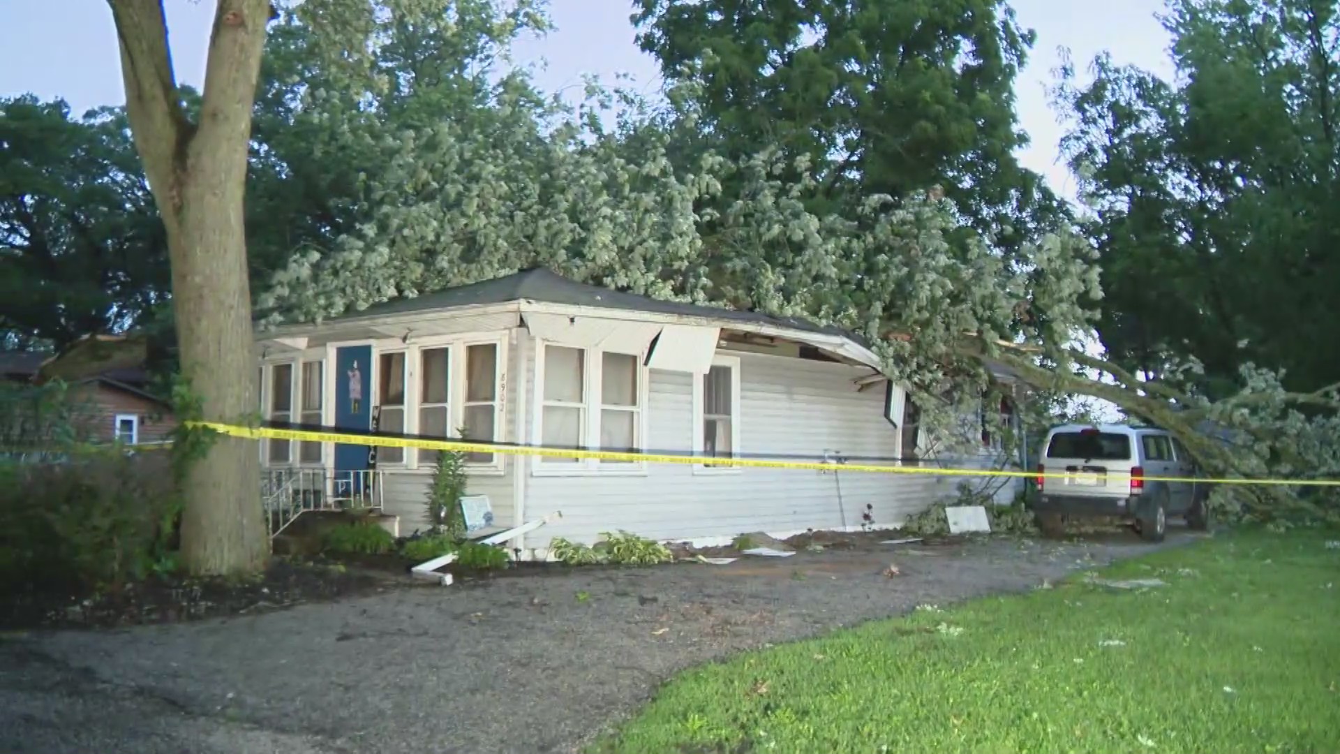Woman killed after tree falls on home in Northwest Indiana during ...