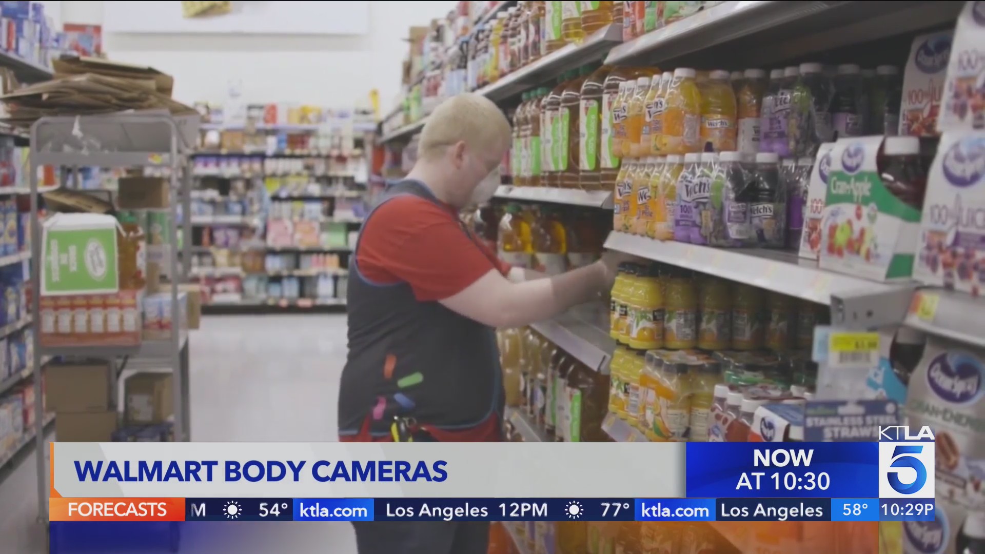 Body-worn cameras on Walmart employees – KTLA