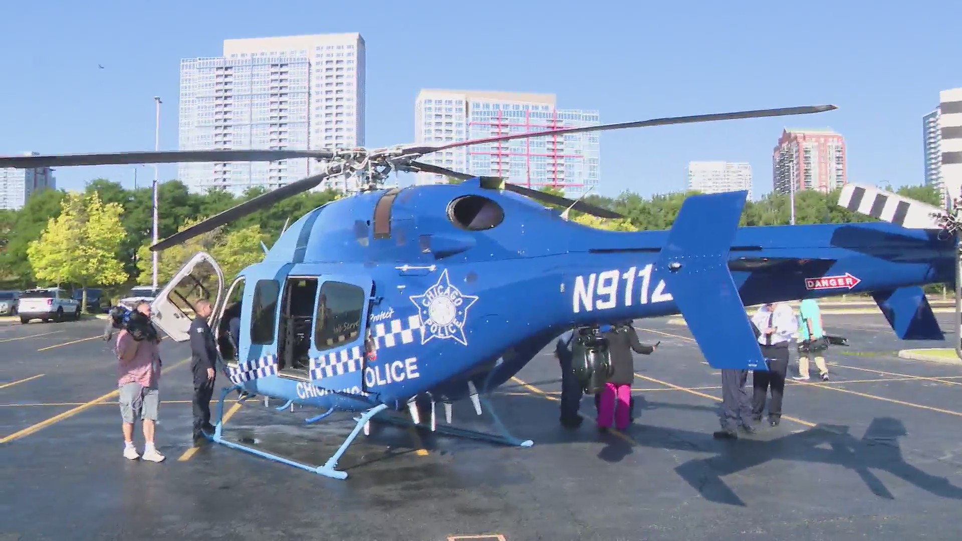 Chicago police unveil 1st of 3 new helicopters Friday – WGN-TV