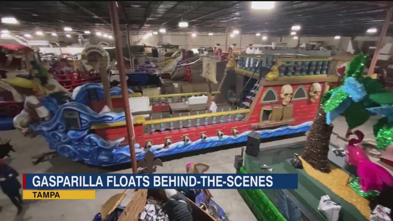 Here’s a look at some of the floats you’ll see during the Gasparilla ...