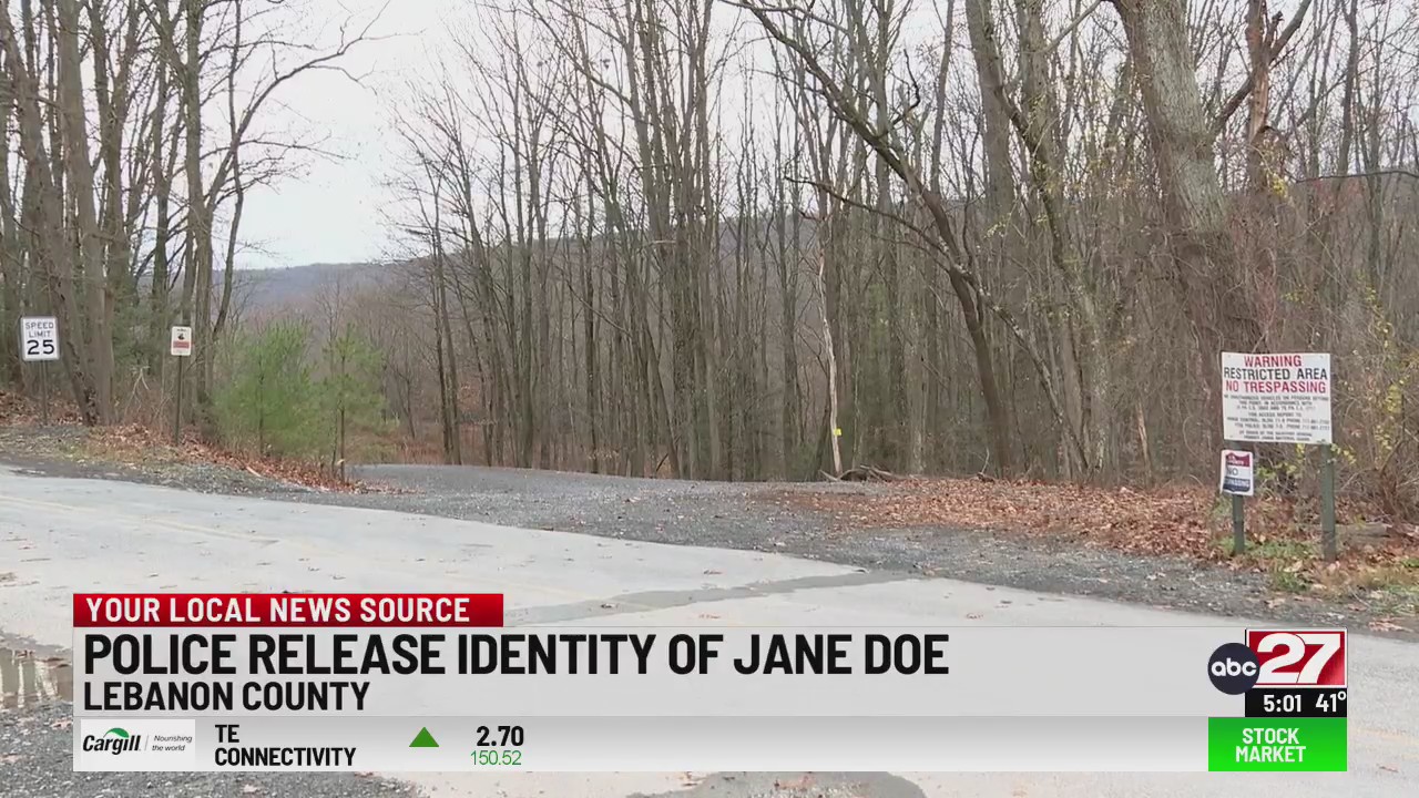 Police release identity of Jane Doe in Lebanon County – CW33 Dallas ...