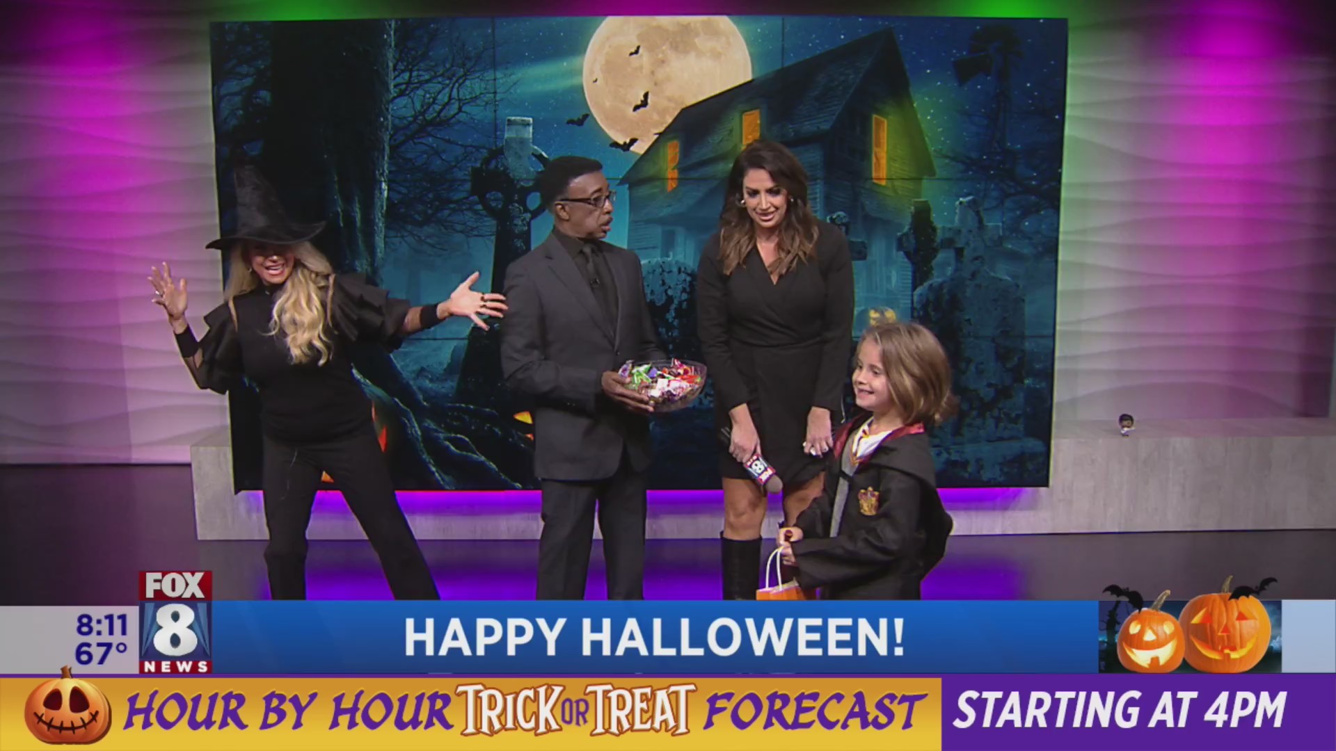 Campus International students spread Halloween magic inside Fox 8 ...