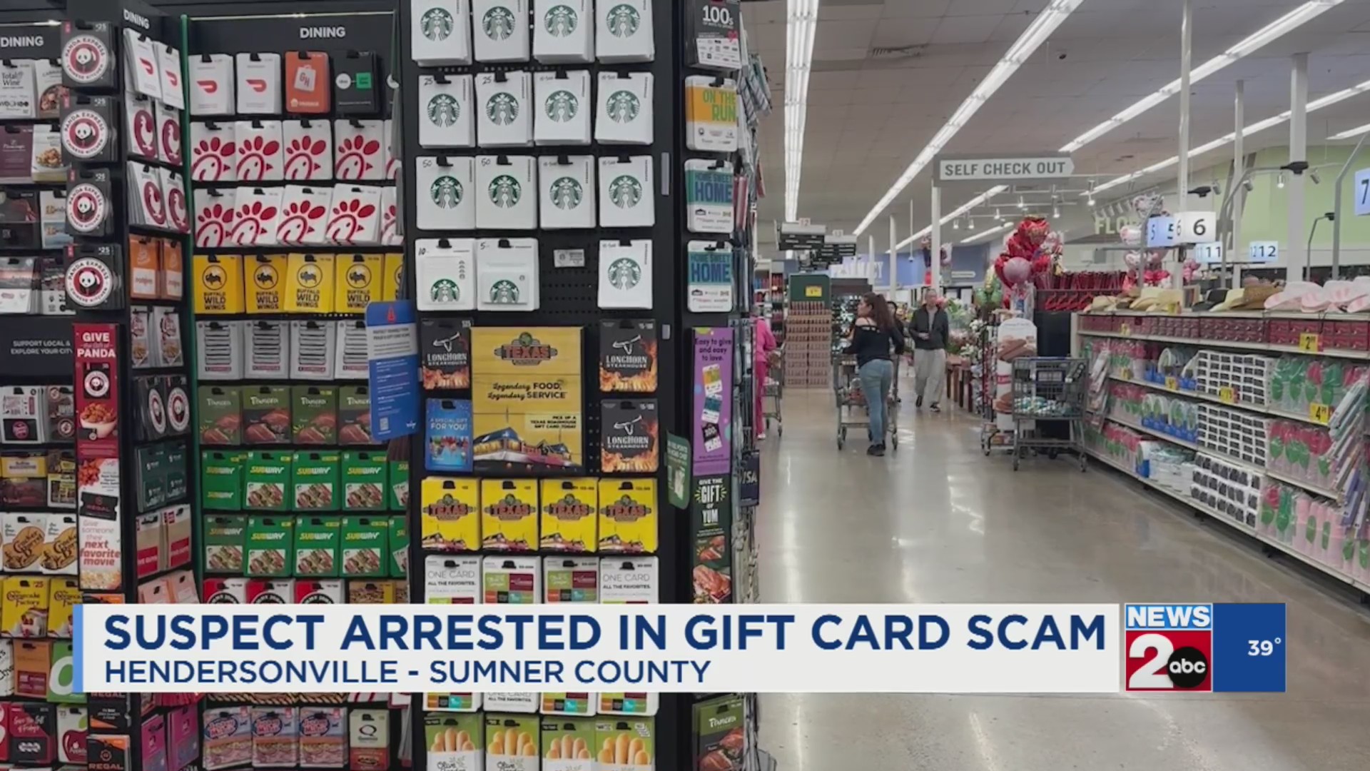 Hendersonville police arrest suspect for gift card scam – WKRN News 2