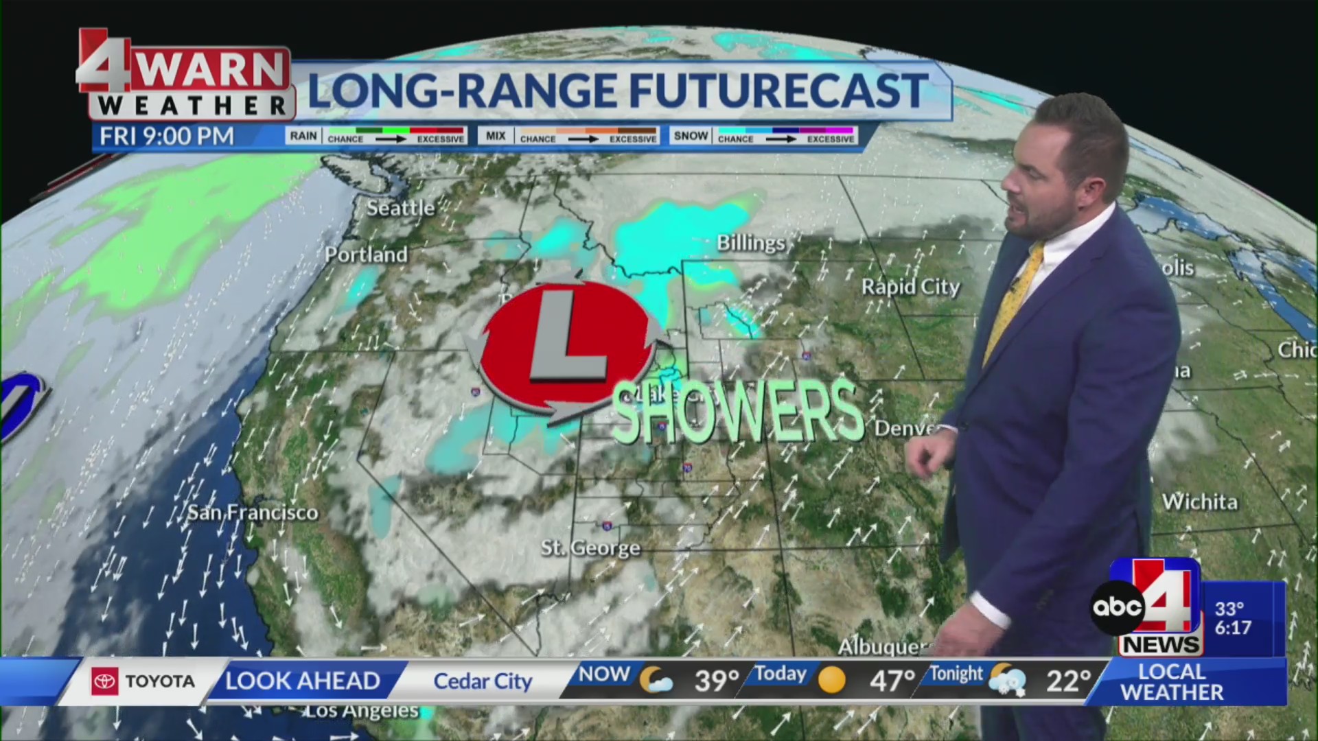 Chilly Friday brings valley rain and mountain snow to Utah – ABC4 Utah