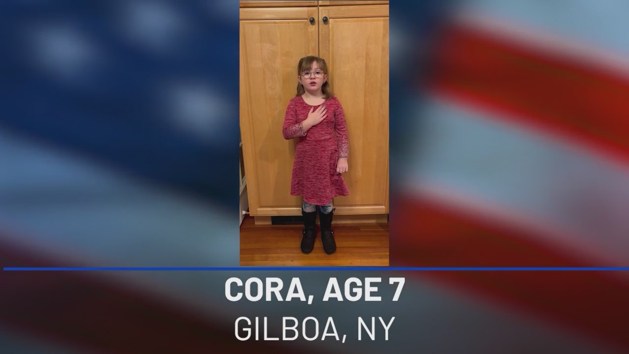 Cora gives us our daily Pledge of Allegiance! – NEWS10 ABC
