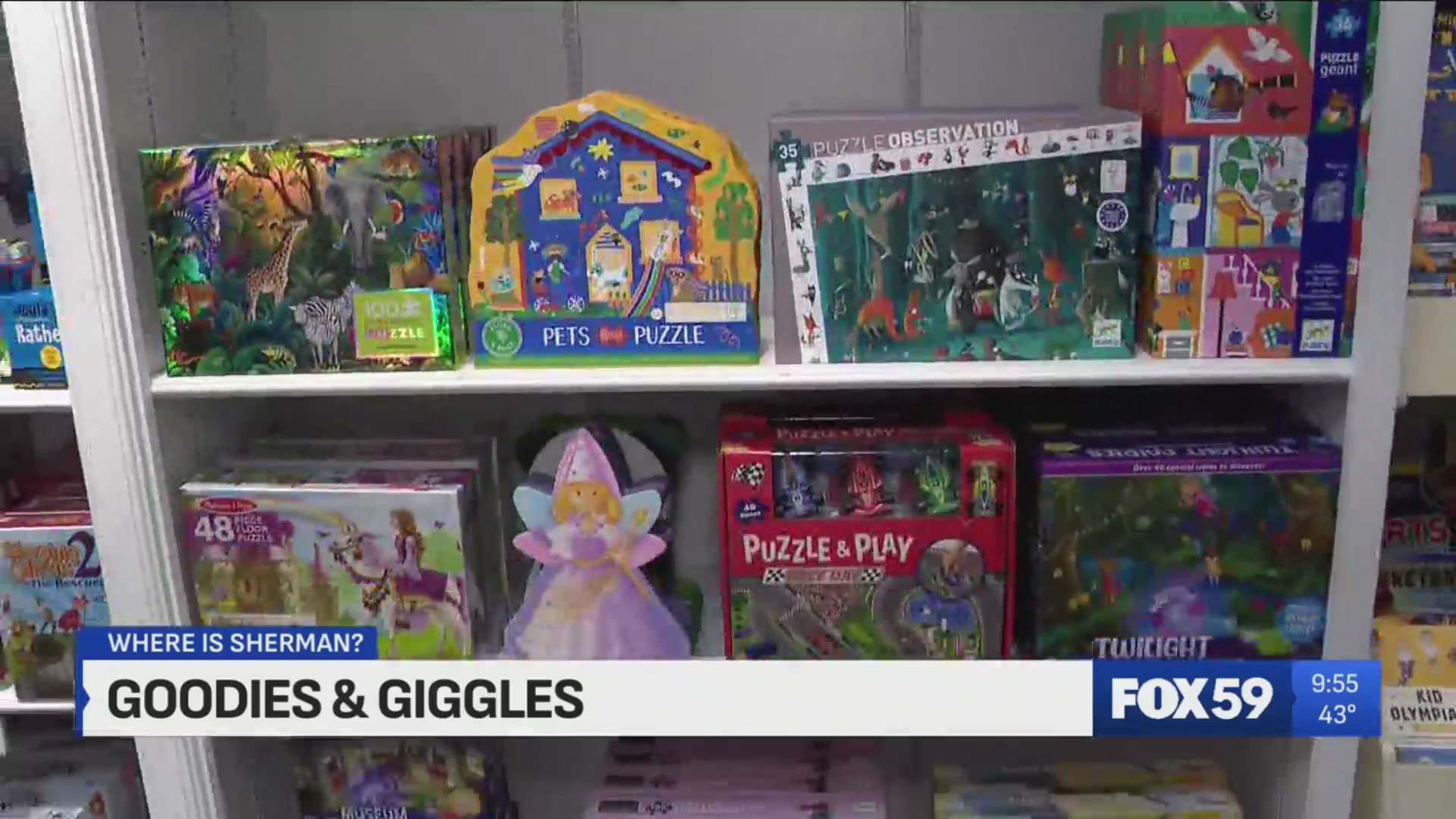 Where Is Sherman: Goodies & Giggles, Part 3 – Fox 59