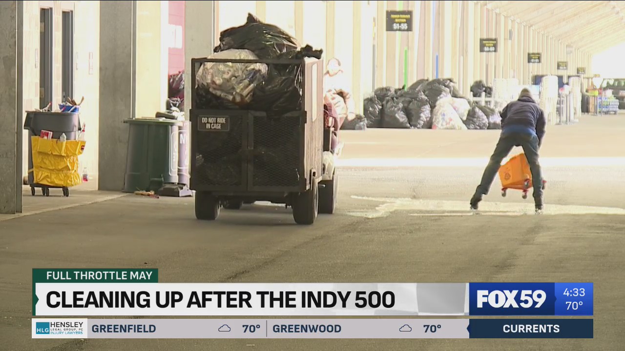 Cleaning Up After The Indy 500 – Fox 59