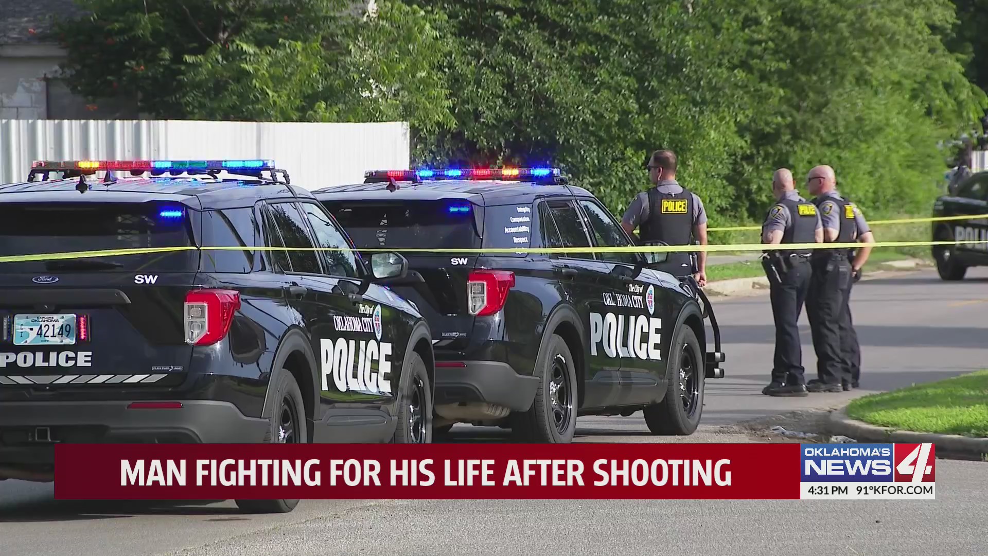 Man fighting for his life after shooting – KFOR.com Oklahoma City