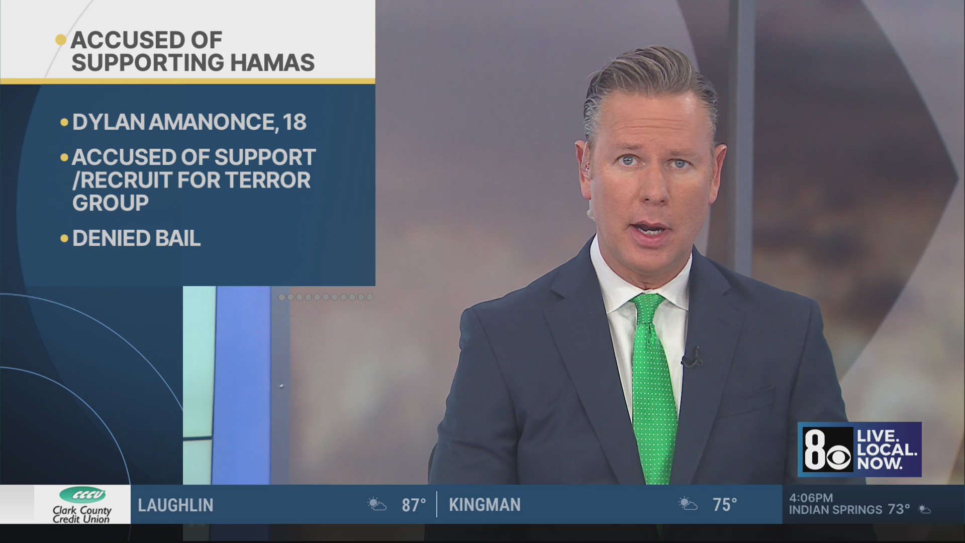 Las Vegas teen arrested for allegedly supporting Hamas terror group – KLAS