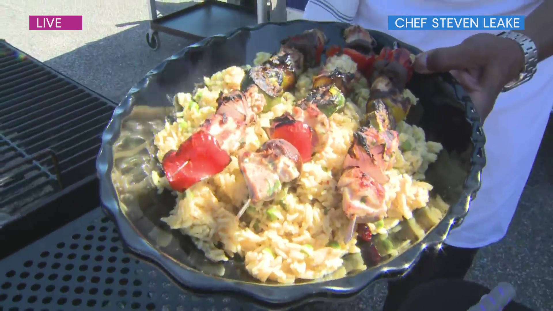 Mediterranean grilled chicken shish kabobs, by Chef Steven Leake – WREG.com