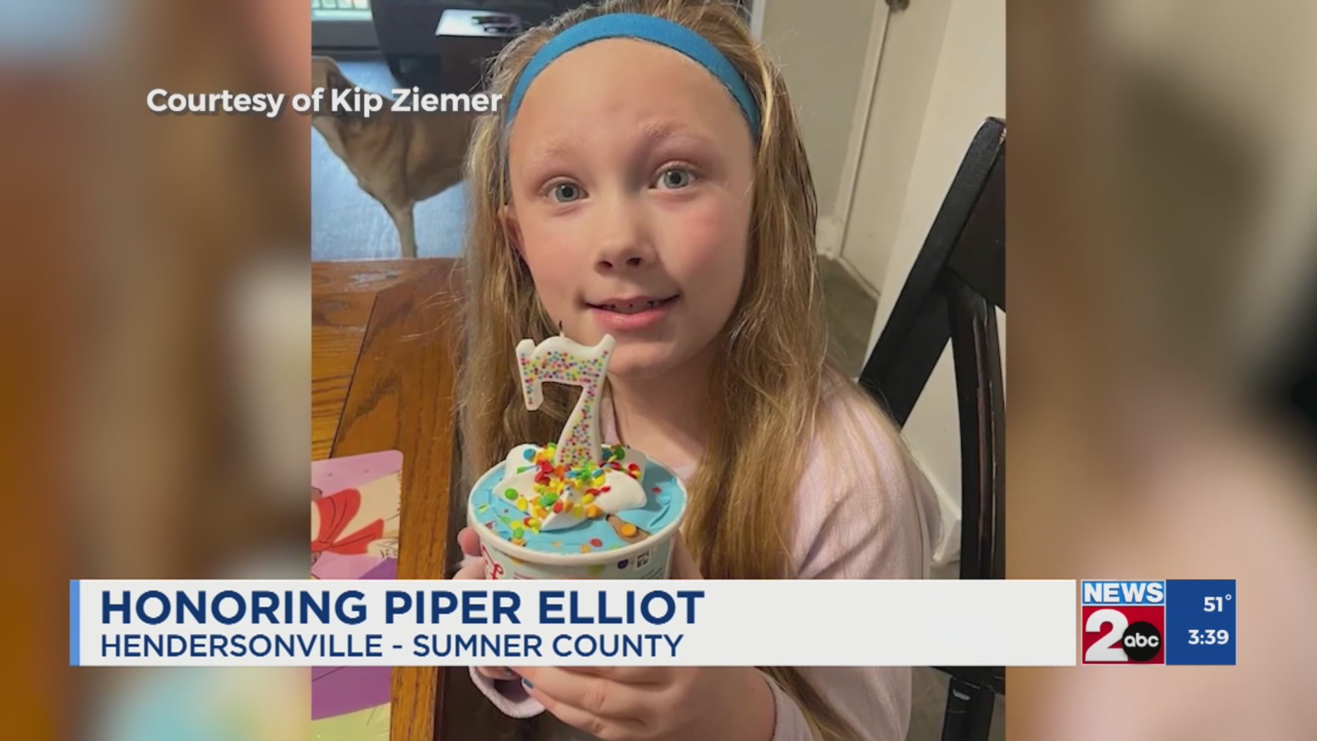 Memorial bench honoring Piper Elliot to be installed in Hendersonville ...