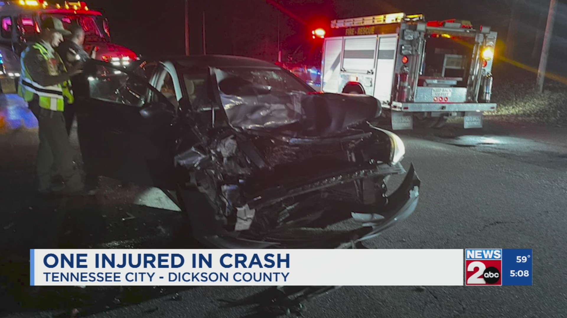 1 injured in Dickson County crash – WKRN News 2