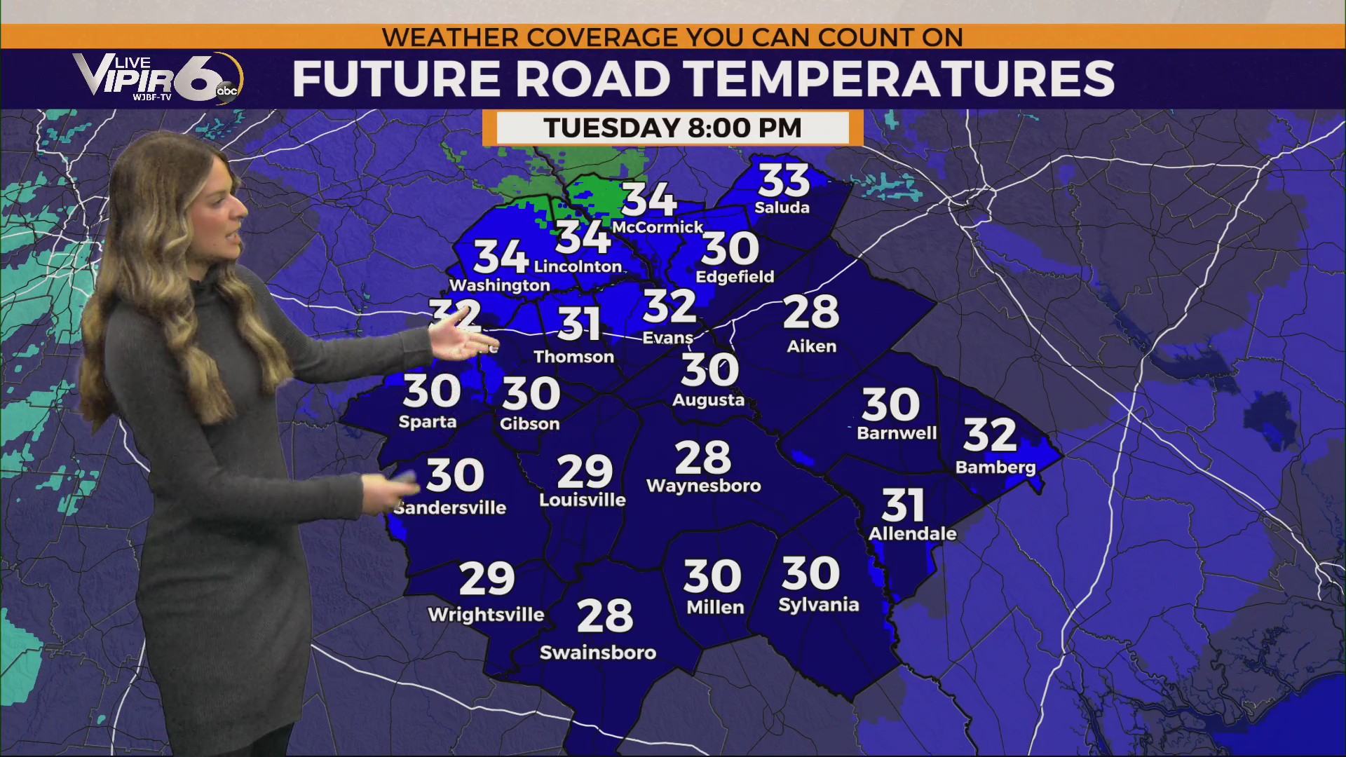 VIPIR 6 ALERT DAY-TRACKING SNOW – WJBF