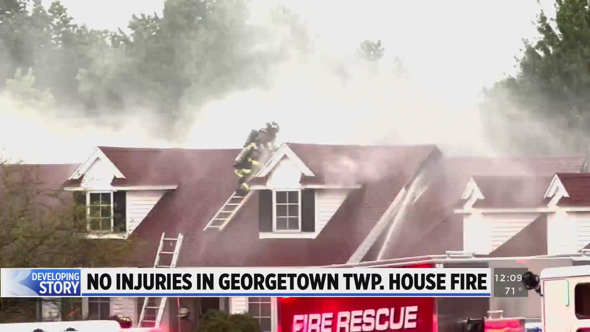 Deputies: No injuries in Georgetown Twp. house fire – WOODTV.com