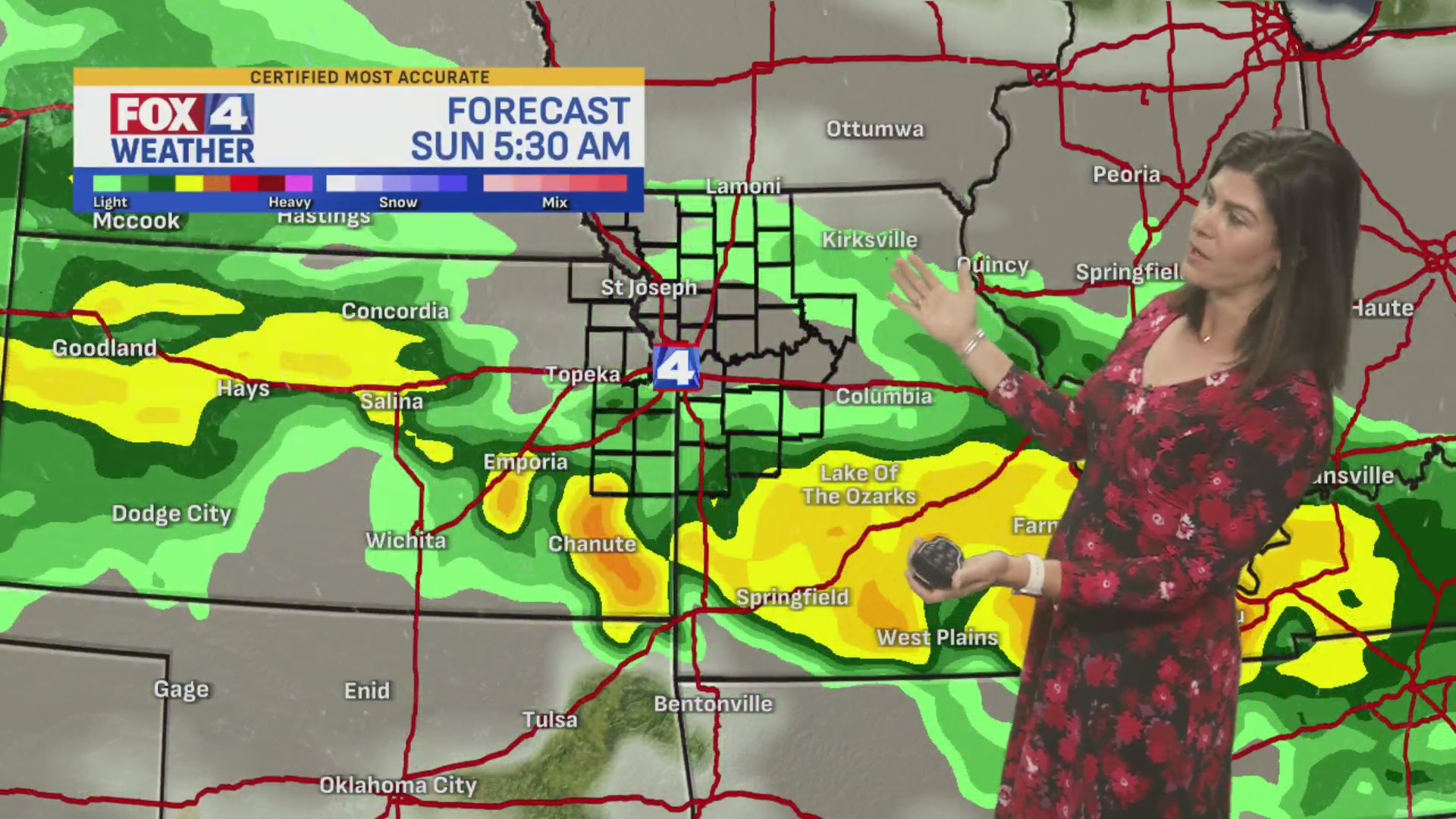 Thursday morning forecast – FOX 4 Kansas City WDAF-TV | News, Weather ...