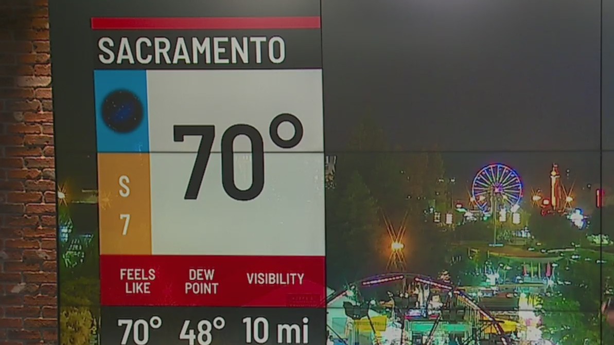 Hot temperatures continue towards the weekend in the Sacramento region ...
