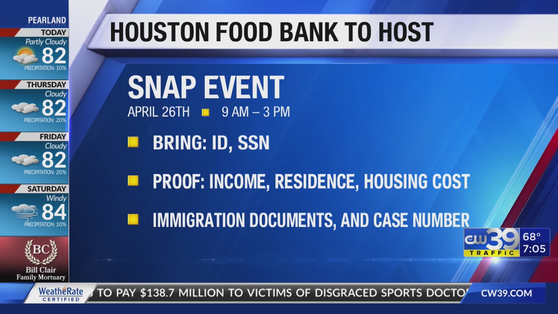 FREE SNAP event Friday, April 26 – Proof you’ll need to bring with you ...